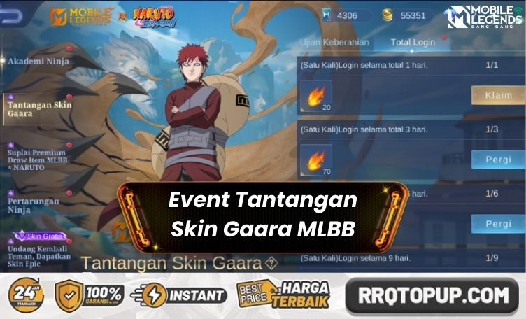 Gaara Mobile Legends Skin Challenge event - Surgicalopnotes
